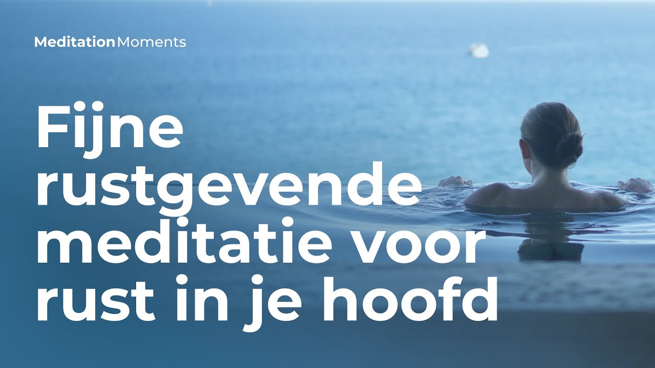 Rust in je hoofd - Healthy inspirations